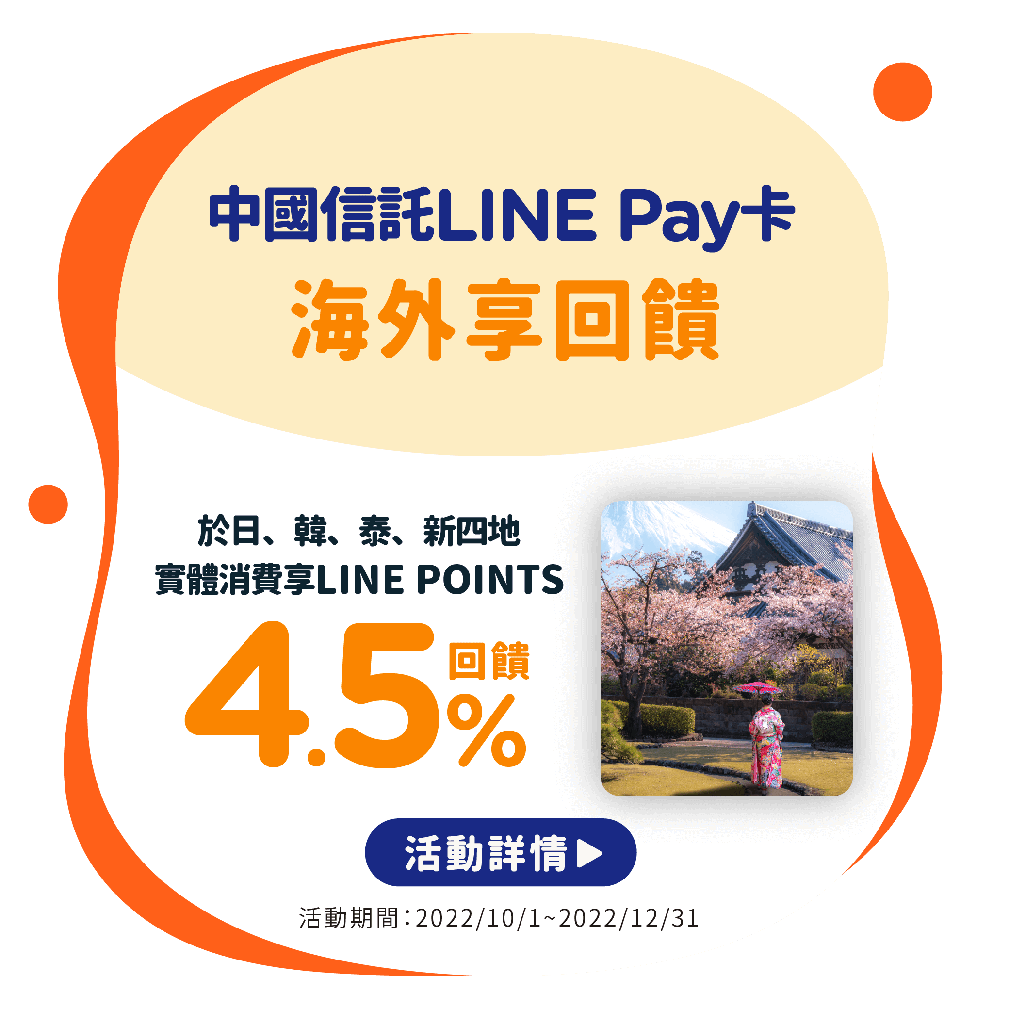 中國信託銀行LINE Pay卡